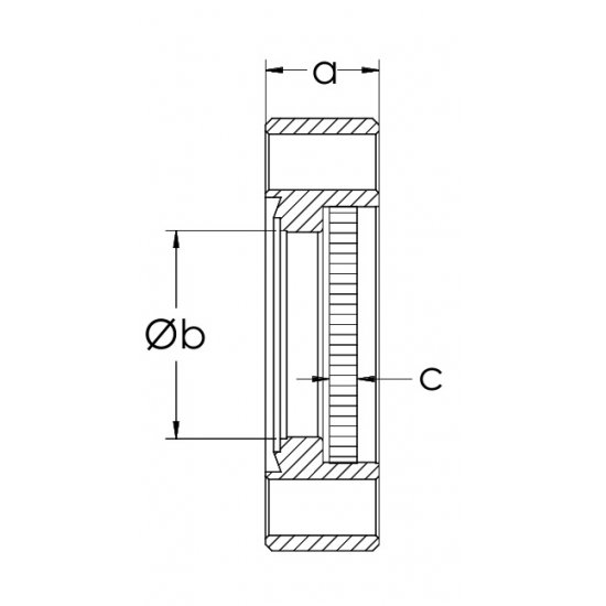 CF viewport Sapphire (UV-Grade) SST 304 DN100 a=19,8 Øb=74,9 c=3,2
